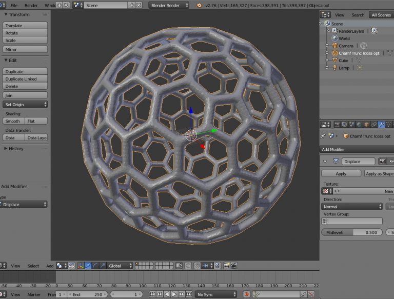 Thickening 3D Models With Blender - mathgrrl